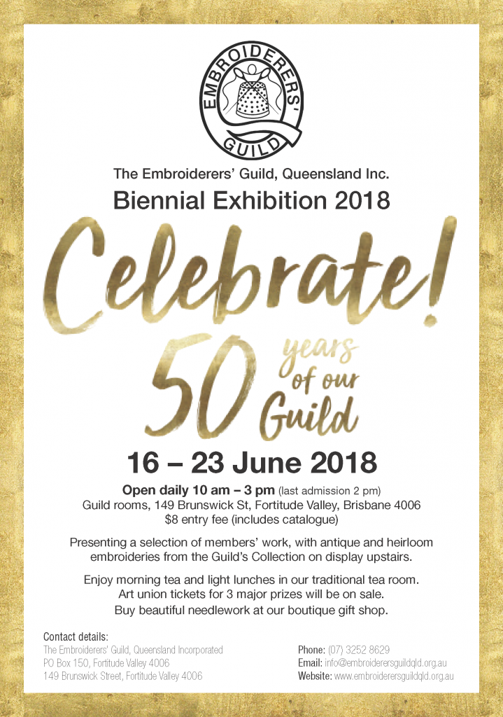Embroiderers’ Guild Exhibition – Kilcoy Art Society